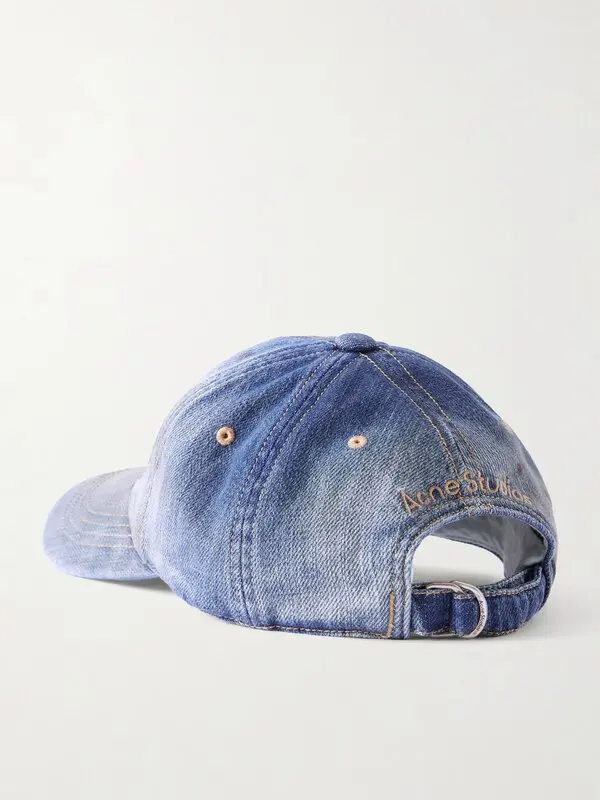 Acne Studios Carliy Cotton-twill Baseball Cap - Blue