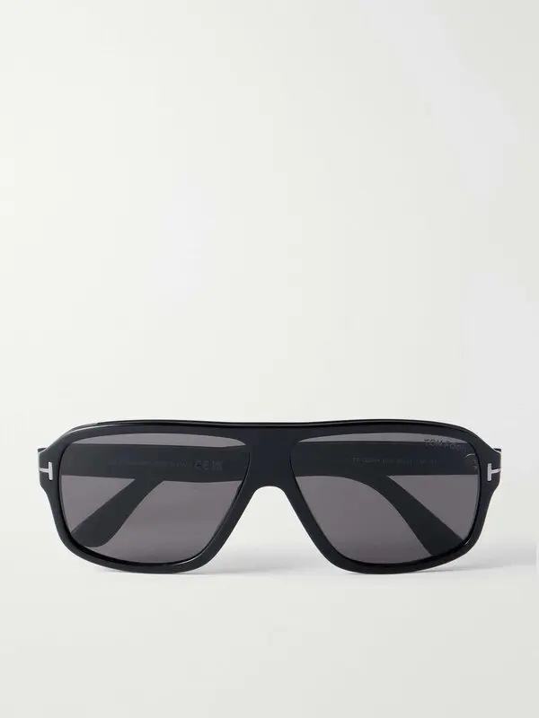 TOM FORD Aviator-style Sunglasses - Black
