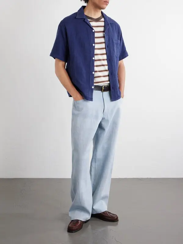 CORRIDOR Camp-collar Cotton Shirt