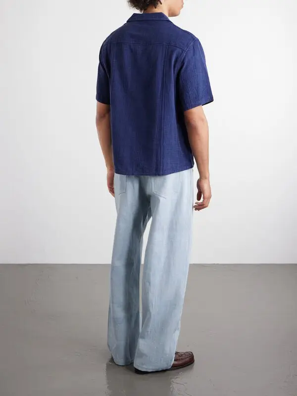 CORRIDOR Camp-collar Cotton Shirt