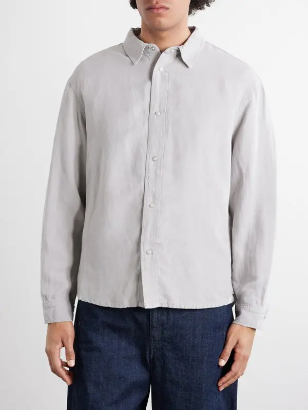 FRAME Lyocell And Cotton-blend Shirt