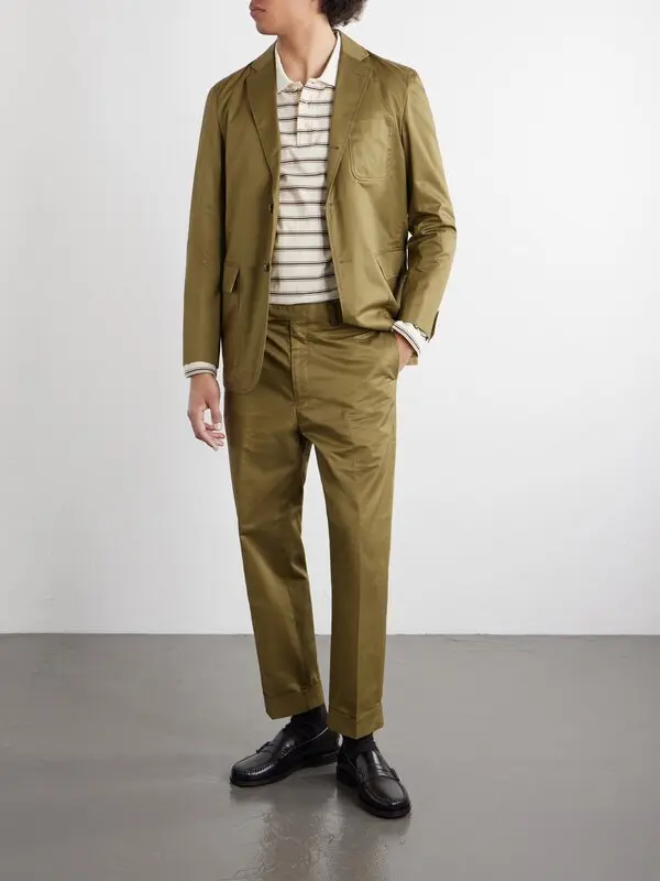 BEAMS Cotton-twill Suit Jacket