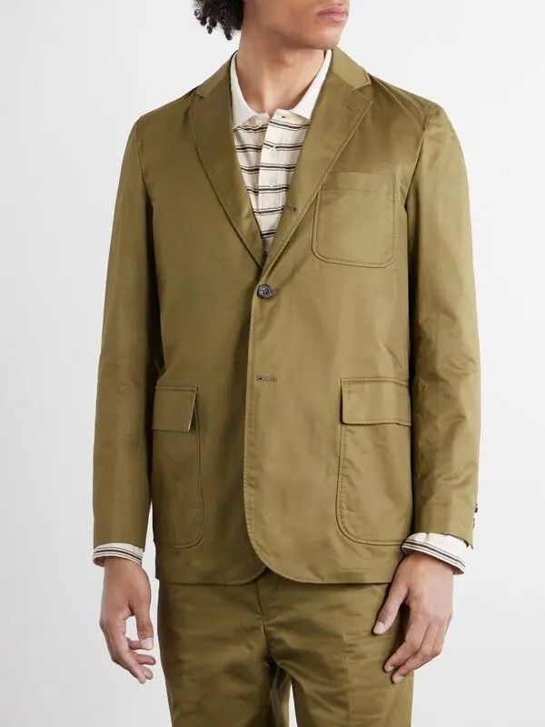 BEAMS Cotton-twill Suit Jacket