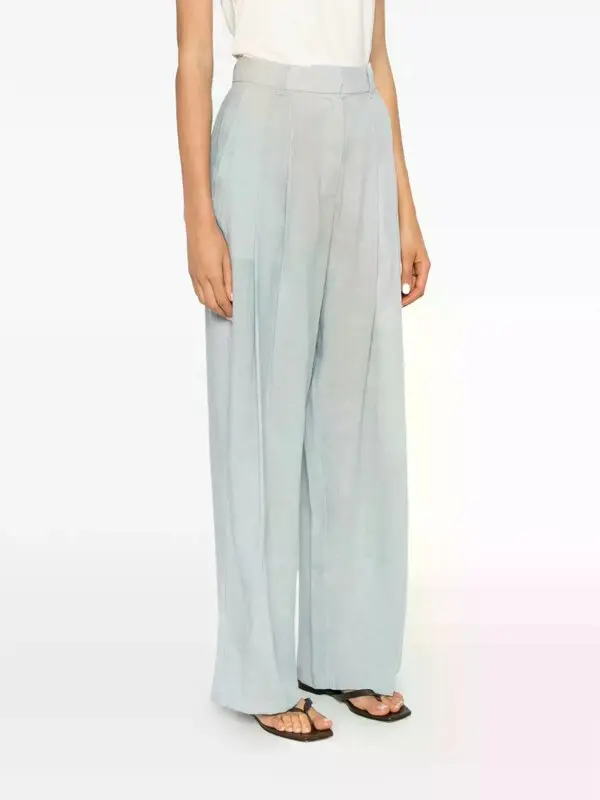 ELEH Pleated Wide-leg Trousers