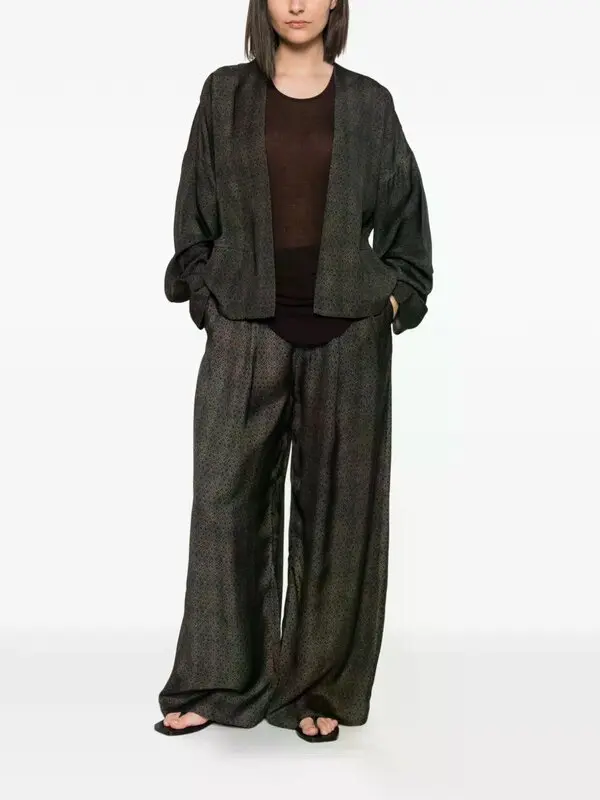 UMA WANG Geometric-pattern Klarke Jacket
