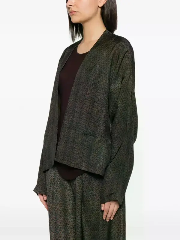 UMA WANG Geometric-pattern Klarke Jacket