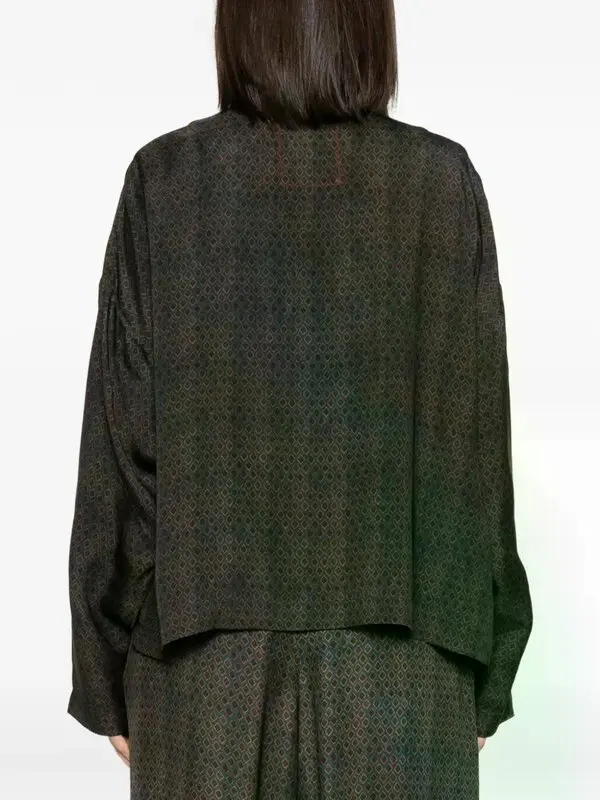UMA WANG Geometric-pattern Klarke Jacket