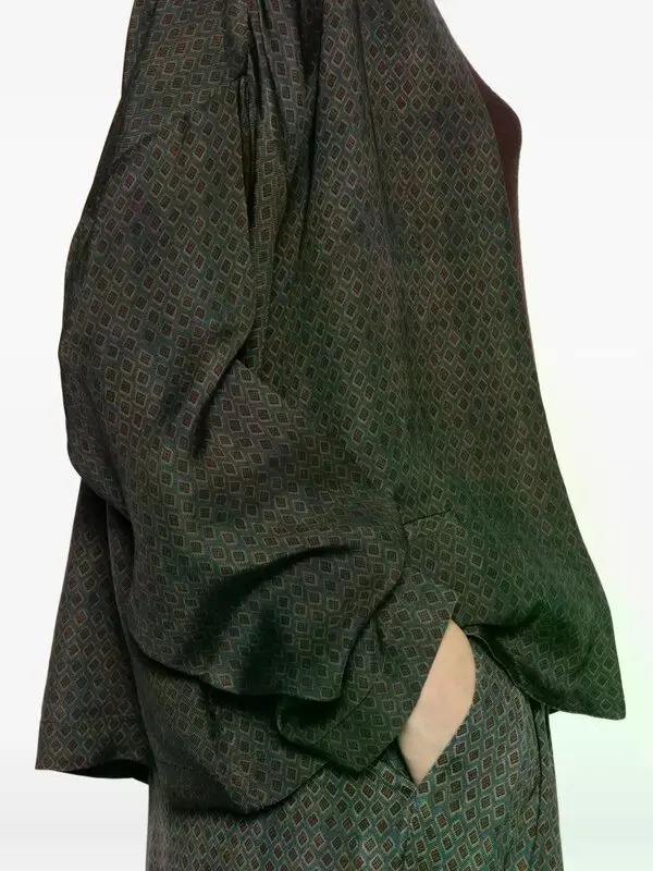 UMA WANG Geometric-pattern Klarke Jacket