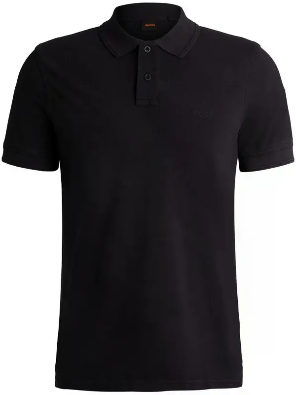 BOSS Logo-print Cotton Polo Shirt