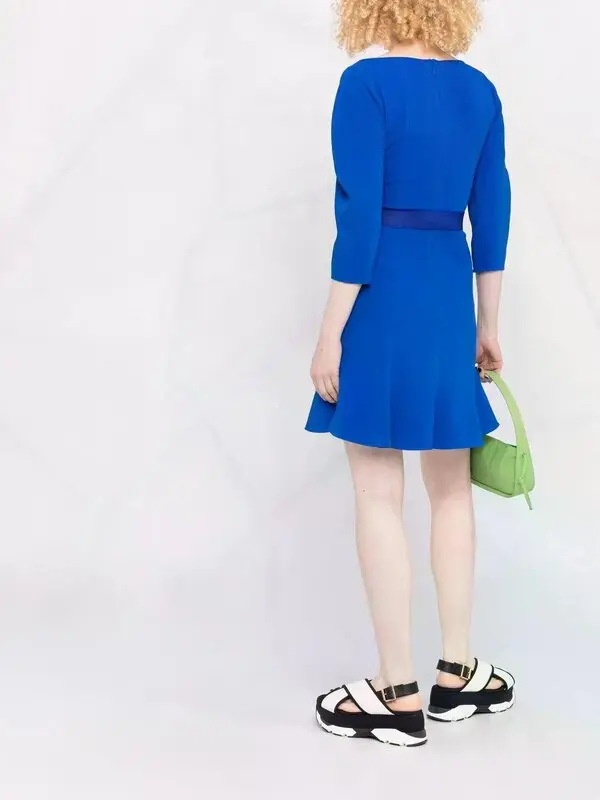 Stella McCartney Puff-sleeve Belted Dress
