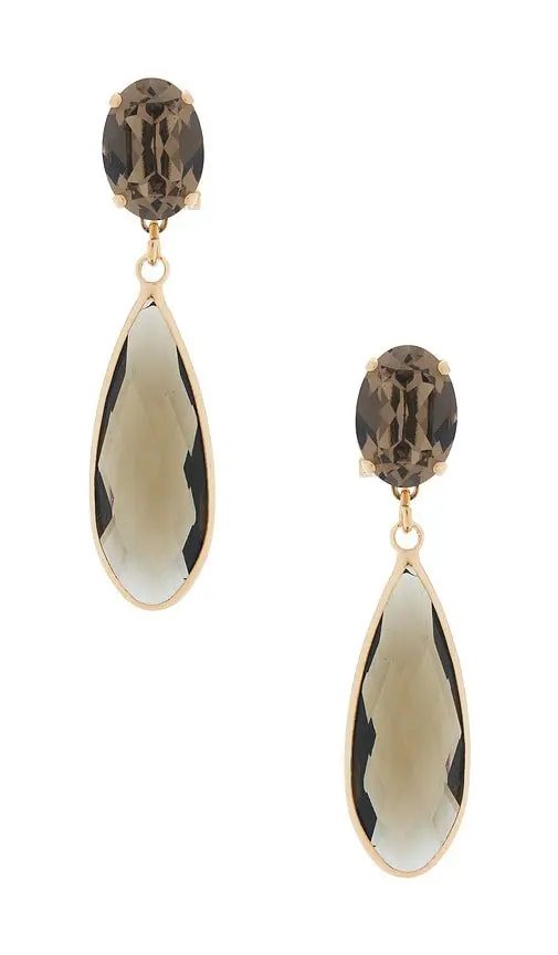 ANTON HEUNIS Drop Earrings - Greige & Gold