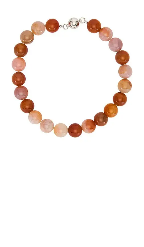 LELET NY Bodie Stone Necklace - Red Agate
