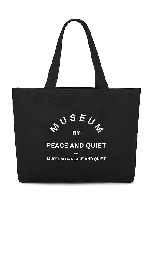 MUSEUM OF PEACE & QUIET Museum Pq Tote Bag - Black