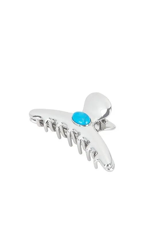 LELET NY Frankie Stone Claw Clip - Turquoise