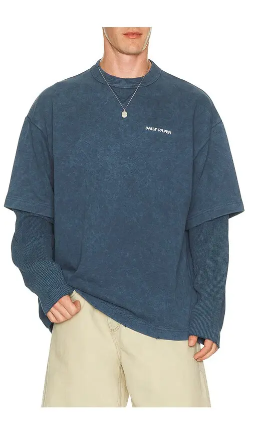 DAILY PAPER Layered Long Sleeve Tee