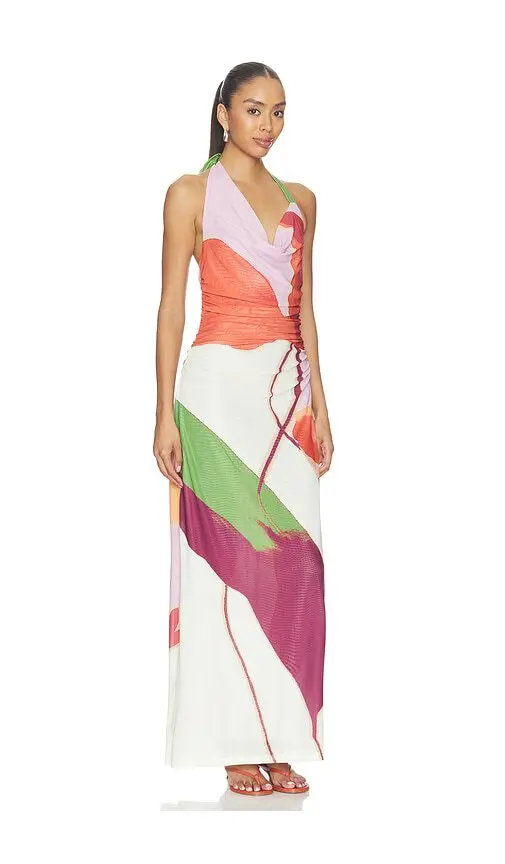 SOVERE / Kalea Halterneck Maxi Dress