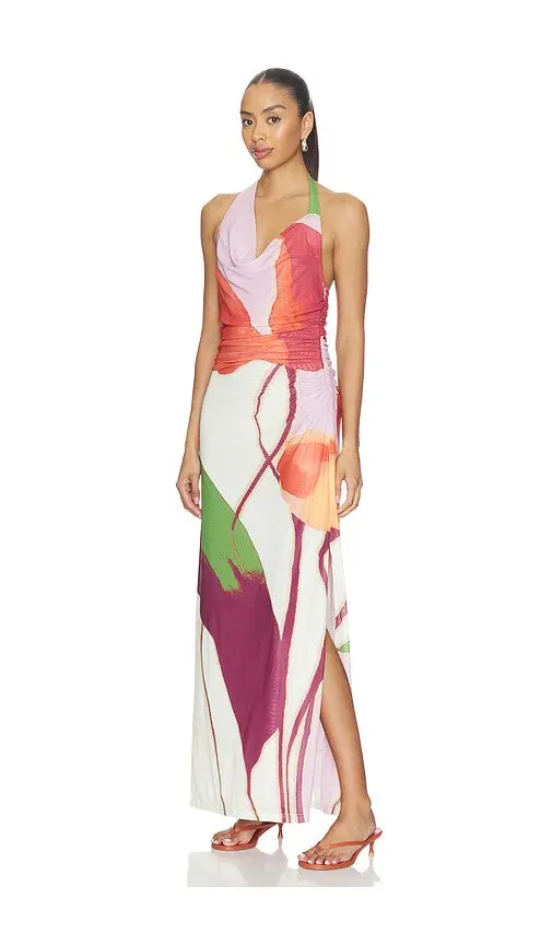 SOVERE / Kalea Halterneck Maxi Dress