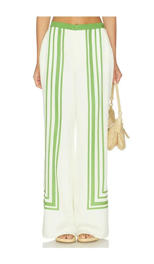 SOVERE / Chase Pant In White/green