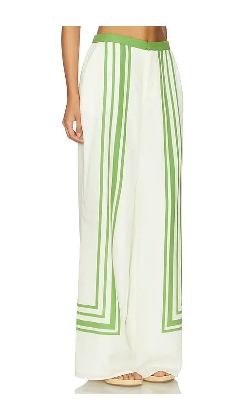 SOVERE / Chase Pant In White/green