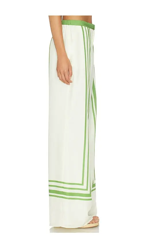 SOVERE / Chase Pant In White/green