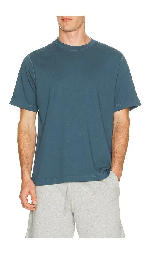 Reigning Champ Midweight Jersey Og T-shirt In Teal