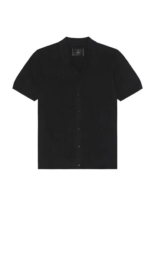 Reigning Champ Cotton Linen Piazza Shirt - Black