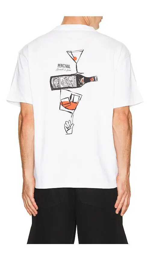 PERCIVAL Perci And Rossi Martini Oversized T-shirt - White