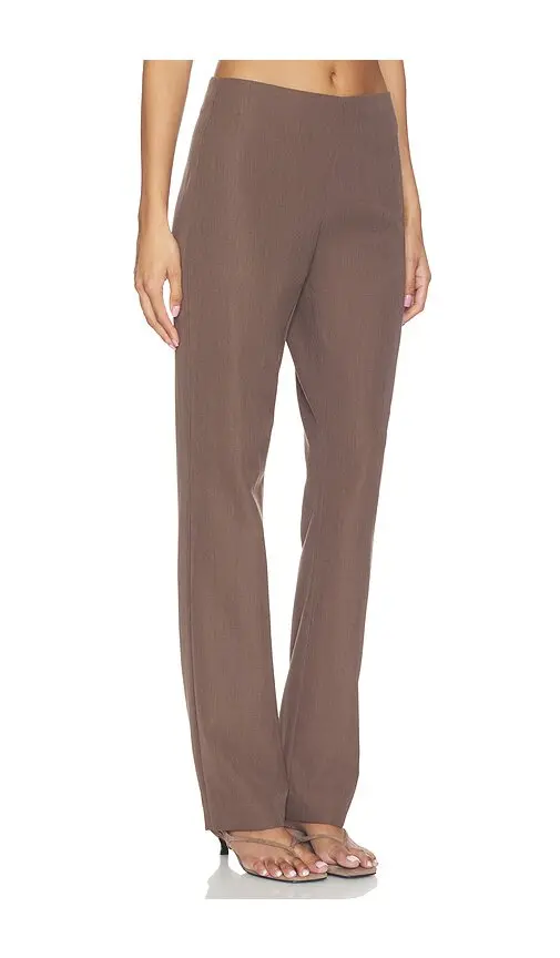 ST. AGNI Silk Canvas 90s Minimal Pants