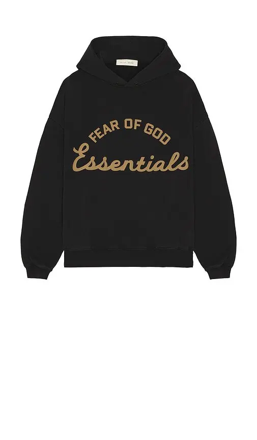 Fear Of God Training 90's Hoodie In Black - Faded Black