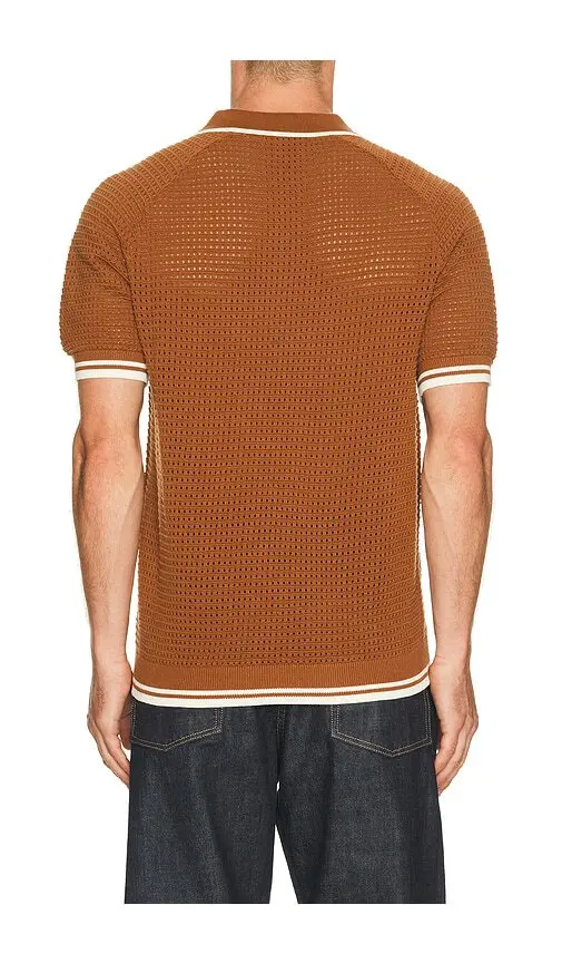 PERCIVAL Casa Martini Knitted Tennis Polo