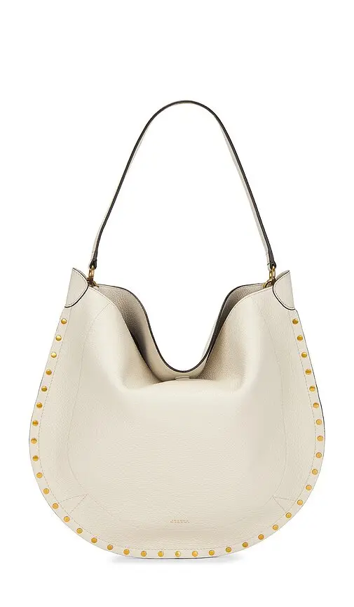 Isabel Marant Étoile Oskan Soft Hobo Bag - Chalk