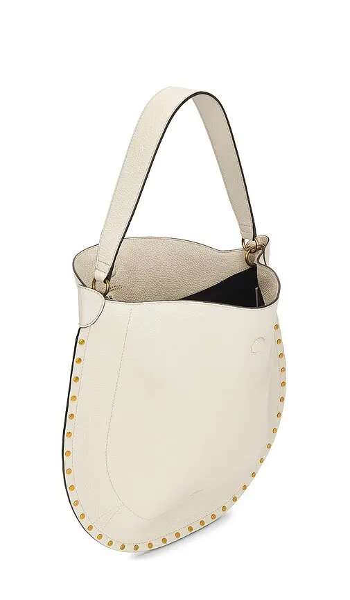 Isabel Marant Étoile Oskan Soft Hobo Bag - Chalk