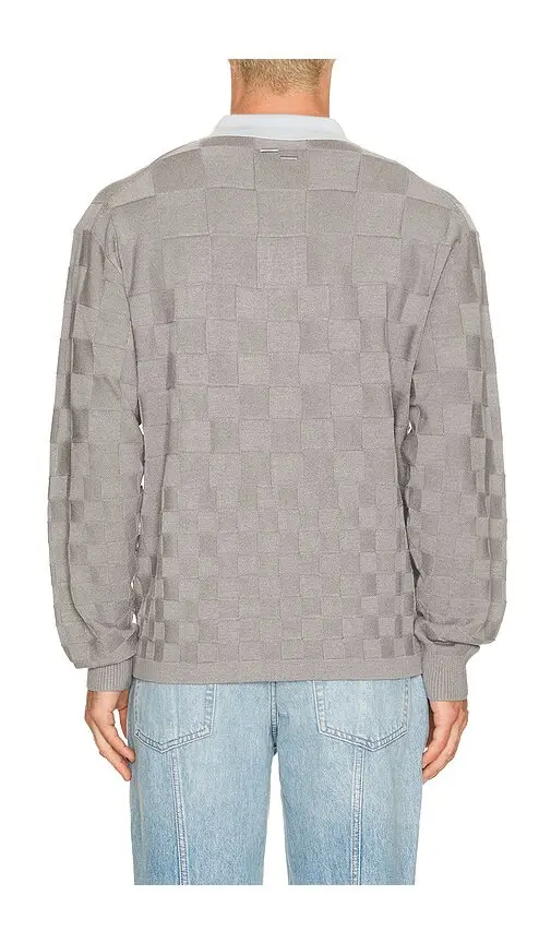 Filling Pieces Long Sleeve Knit Rugby Shirt