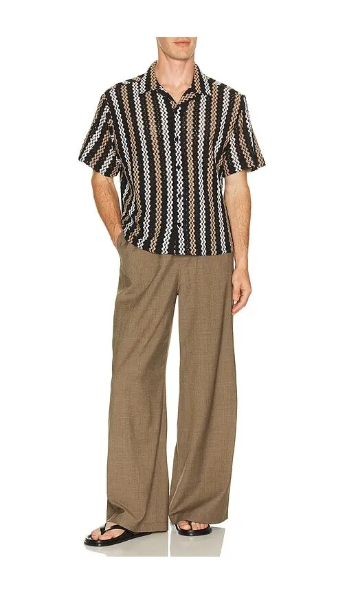 PERCIVAL Wade Crochet Shirt