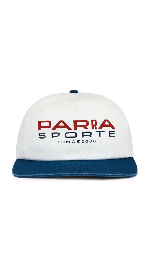 PARRA Sporte 5 Panel Hat - White