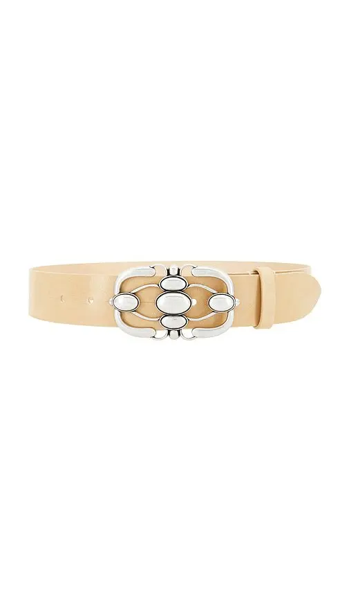 Isabel Marant Mirko Belt - Toffee & Silver