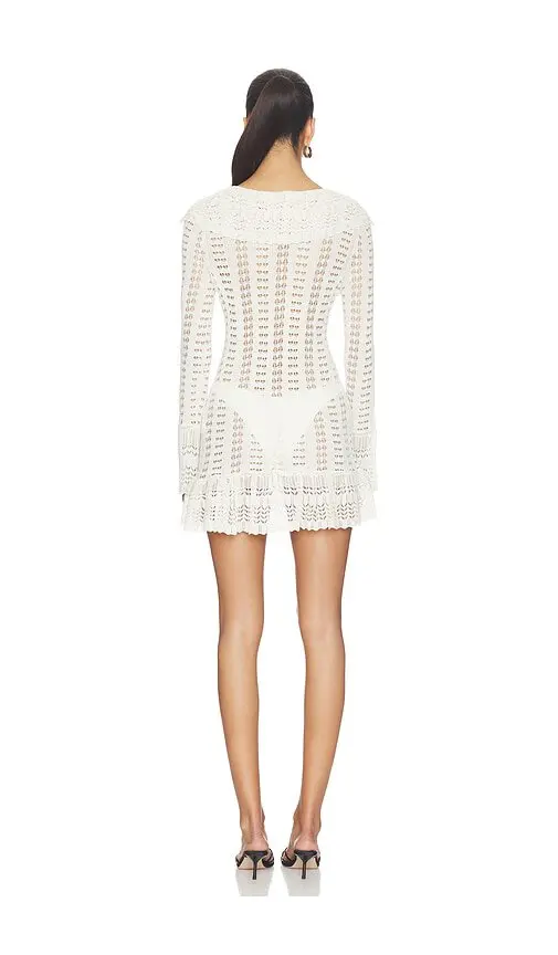AYA MUSE Aster Crochet Knit Dress
