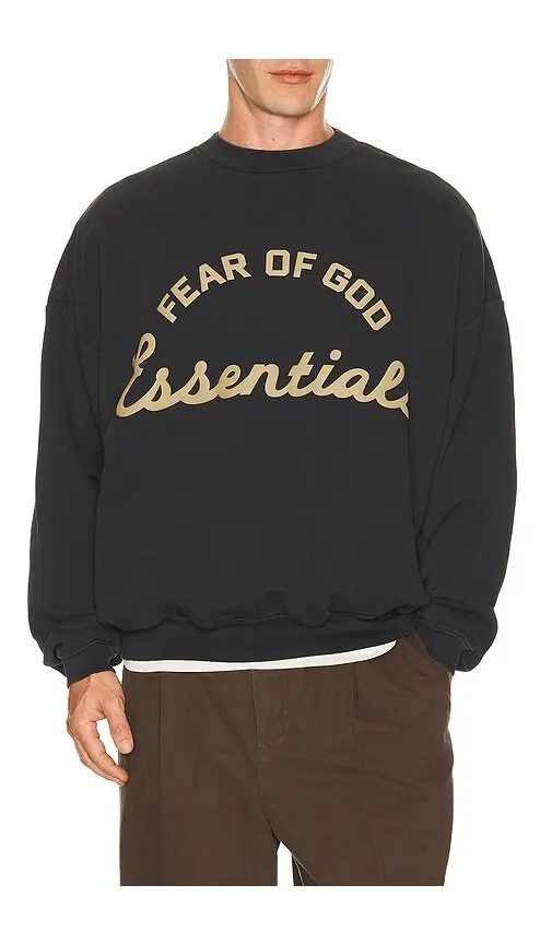 Fear Of God Training 90's Crewneck Sweatshirt - Faded Black