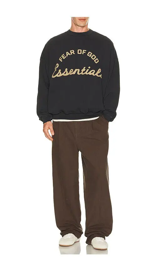 Fear Of God Training 90's Crewneck Sweatshirt - Faded Black