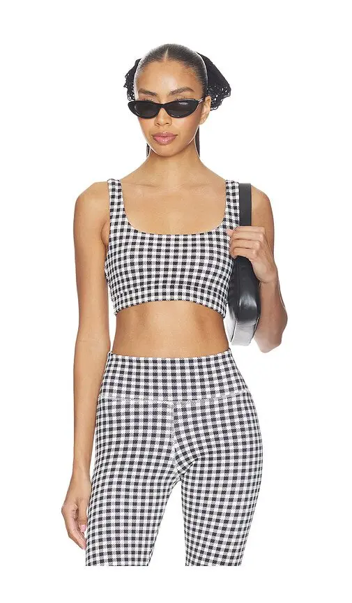 Strut This The Jolie Sports Bra In Black,white