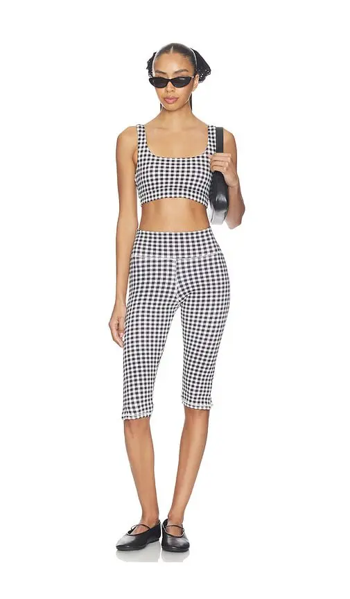 Strut This The Jolie Sports Bra In Black,white