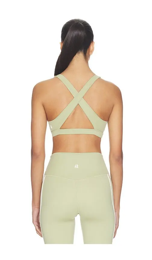Strut This The X-factor Sports Bra - Sage
