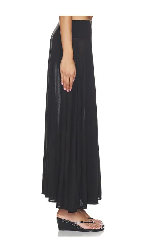 ST. AGNI Fluid Jersey Maxi Skirt