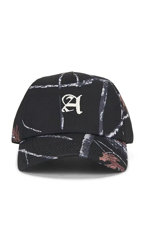 AUTUMN Camo 5 Panel Cap - Black
