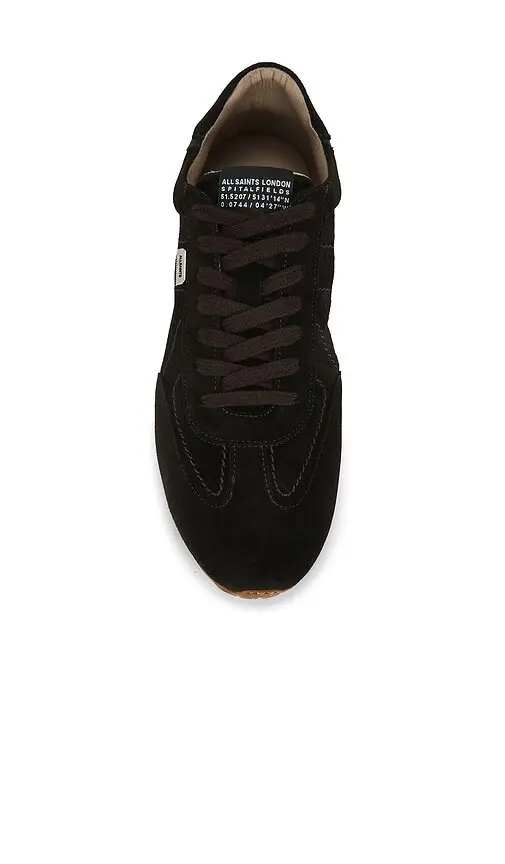 ALLSAINTS Liam Low Top Sneaker - Dark Brown