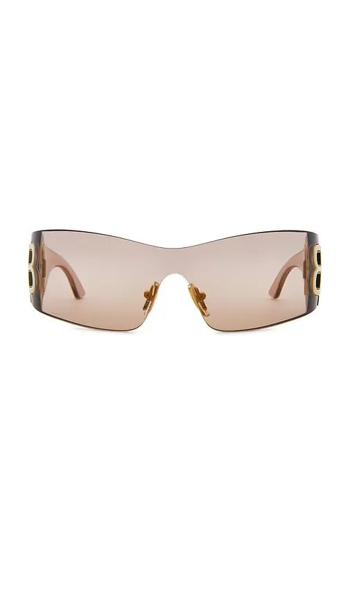 Balenciaga Bossy Sunglasses - Brown
