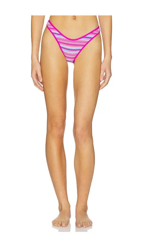 Frankies Bikinis Dove Space Dyed Bikini Bottom - Confetti Cake