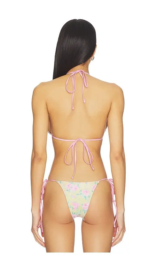 Frankies Bikinis Nick Satin Halter Top