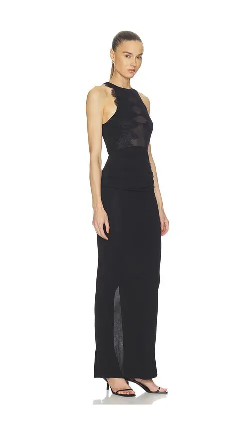 HAELO Wave Lace Evening Dress