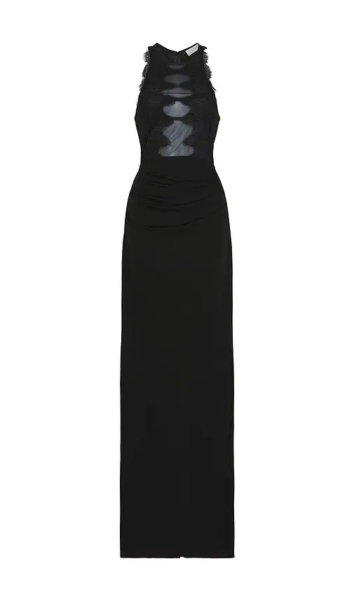 HAELO Wave Lace Evening Dress
